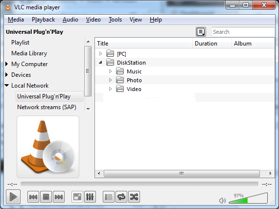 VLC Connect To DLNA Server - SpaceTech
